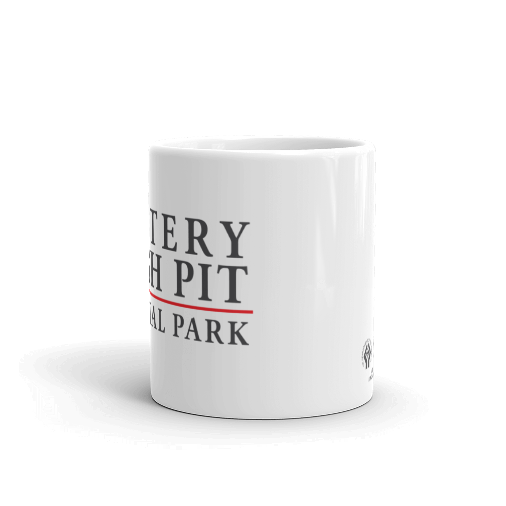 Wordmark Coffee Mug – Mystery Flesh Pit Souvenir Shop